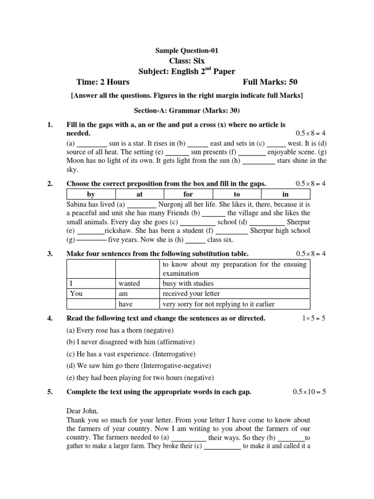 English 2nd Paper PDF | PDF | Linguistics
