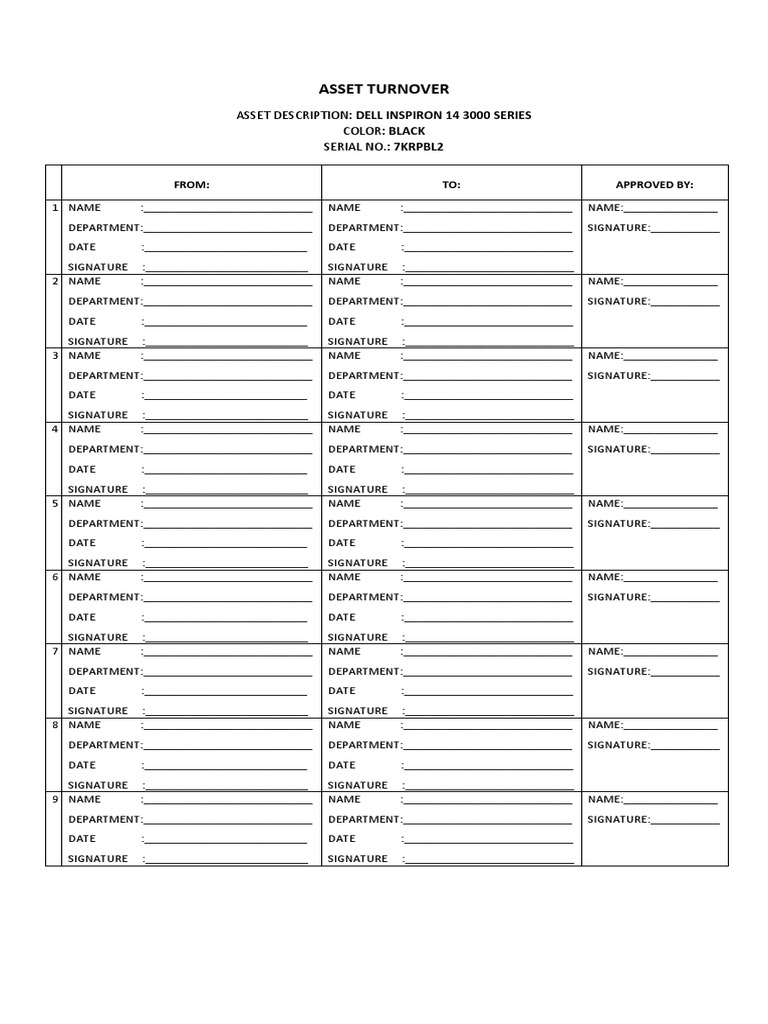 Asset Transfer - Audit | PDF