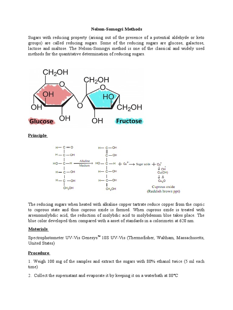 Nelson-Somogyi Method and Result | PDF | Cooking, Food & Wine | Science ...