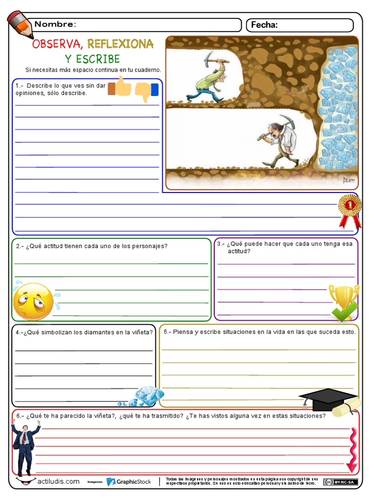 Observa Reflexiona y Escribe 10 | PDF