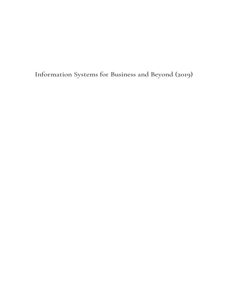 Isbb 2019 | PDF | Personal Computers | Information System
