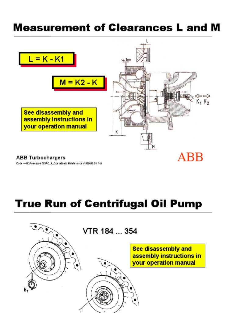 Turbocharger Clearance Measurements Guide | PDF | Bearing (Mechanical ...