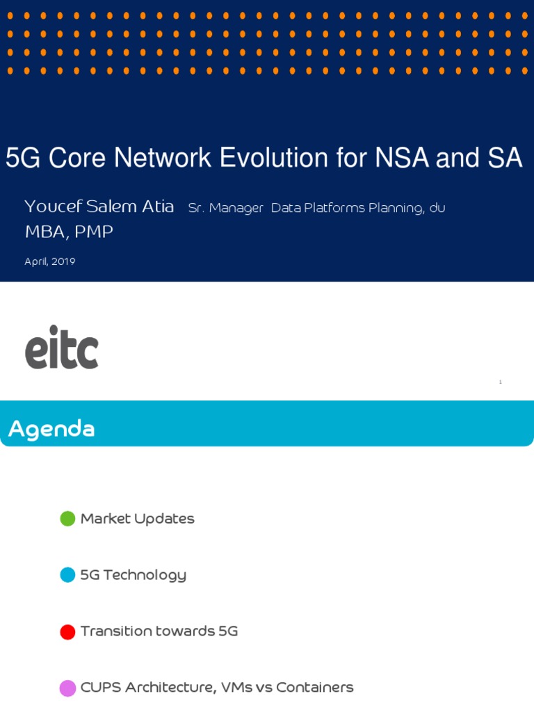 5G Core Network Evolution For NSA and SA PDF | PDF | Computer Mediated ...