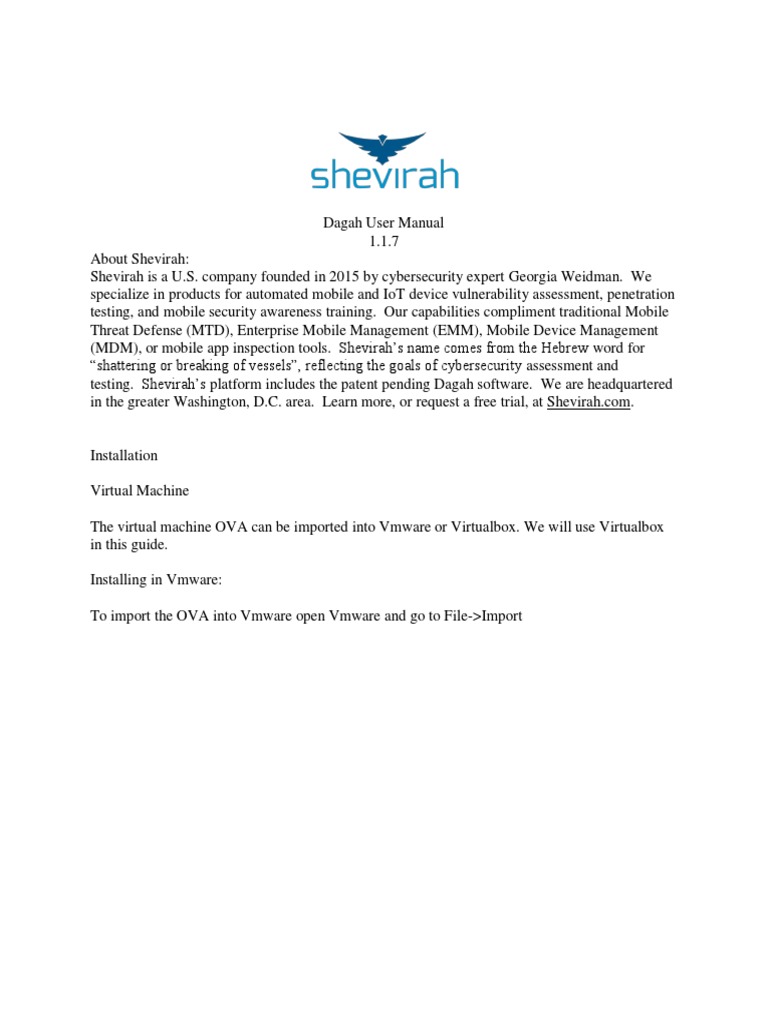 Smartphone Pentest Framework (SPF) - Dagah-User-Manual-1.1.7 | PDF ...