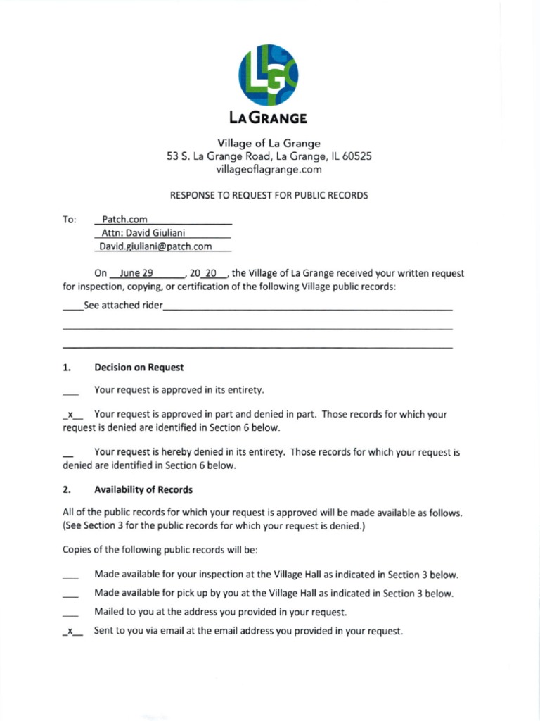 La Grange Documents On Robbery Report | PDF | Freedom Of Information ...