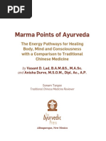 108 Marma Points Chart | PDF | Edema | Prana