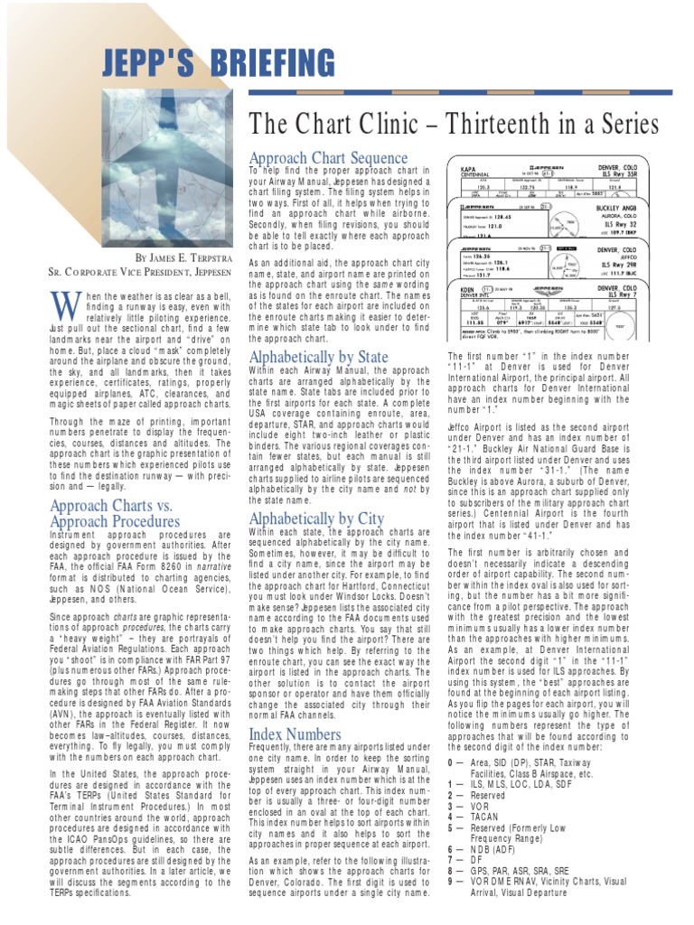 Jeppsen - The Chart Clinic - Indexing PDF | PDF | Airport | Aerospace
