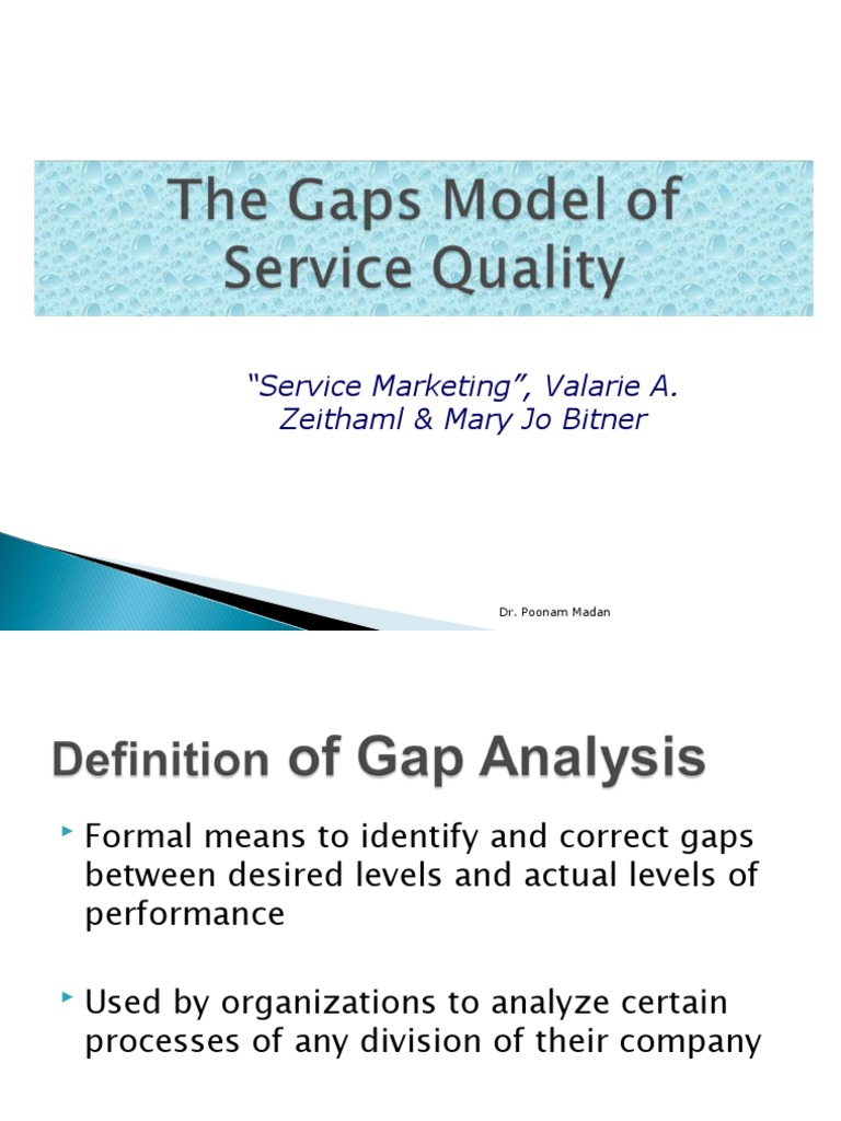Unit 3 Gap Model of Service Quality | PDF | Cognition | Marketing