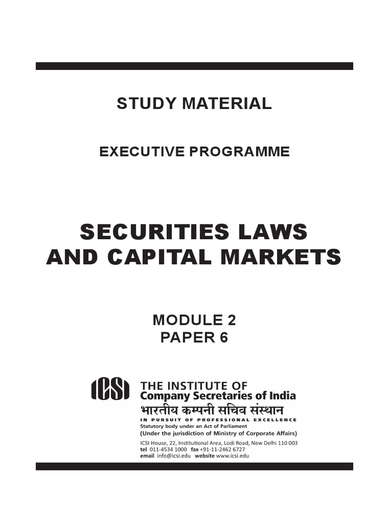 Final SLCM Book 14-02-2020 PDF | PDF | Mutual Funds | Securities (Finance)