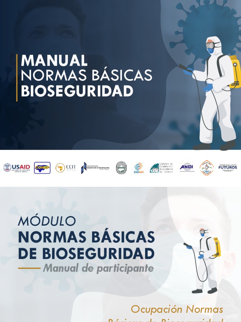 Manual Normas Básicas de Bioseguridad | PDF | Lavado de manos | Toma de decisiones