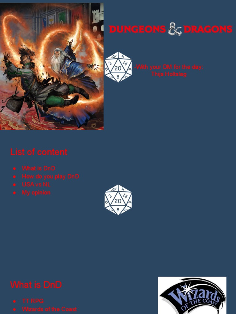 DND Presentation PDF | PDF