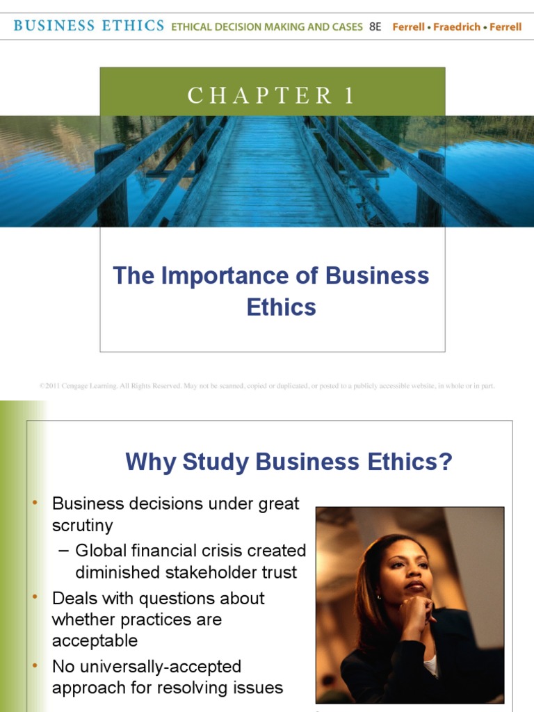 The Importance of Business Ethics | PDF | Business Ethics | Value (Ethics)