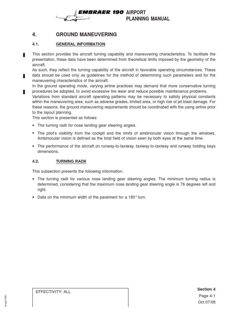 Ground Maneuvering: Airport Planning Manual | PDF | Runway | Landing Gear
