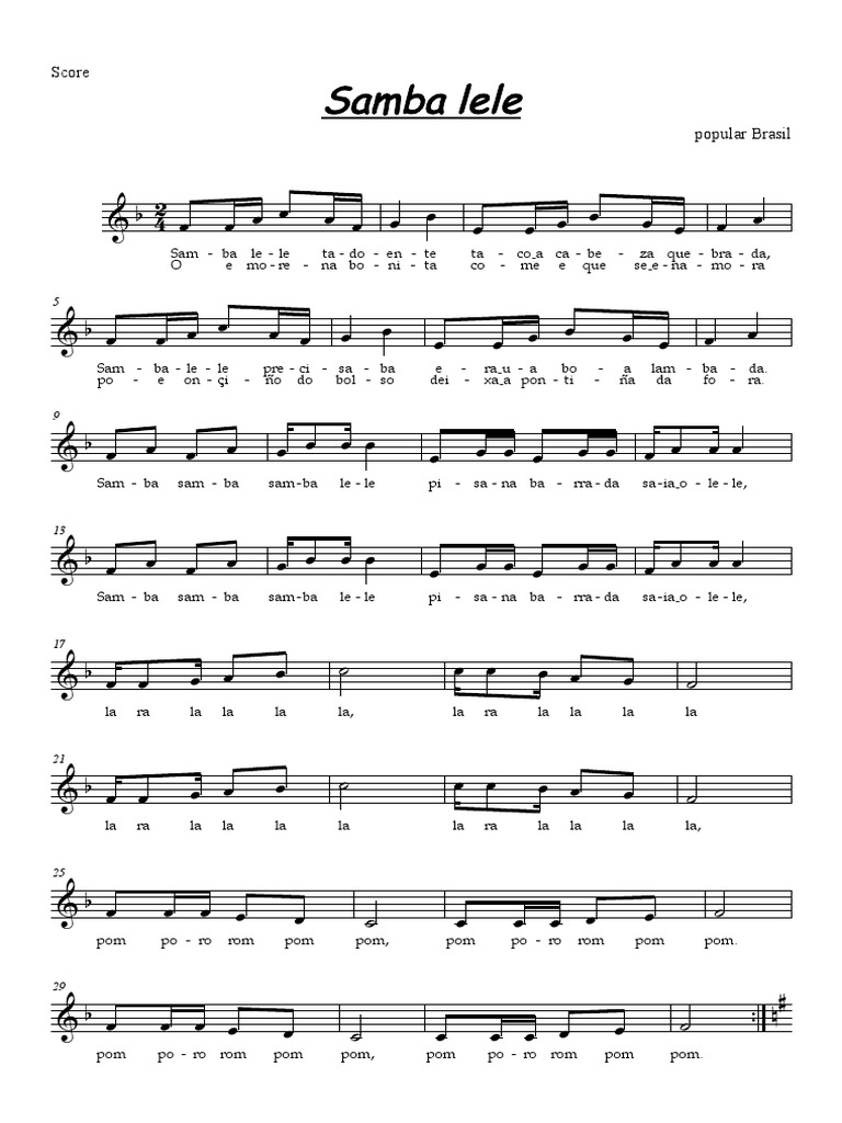 Samba Lele PDF | PDF