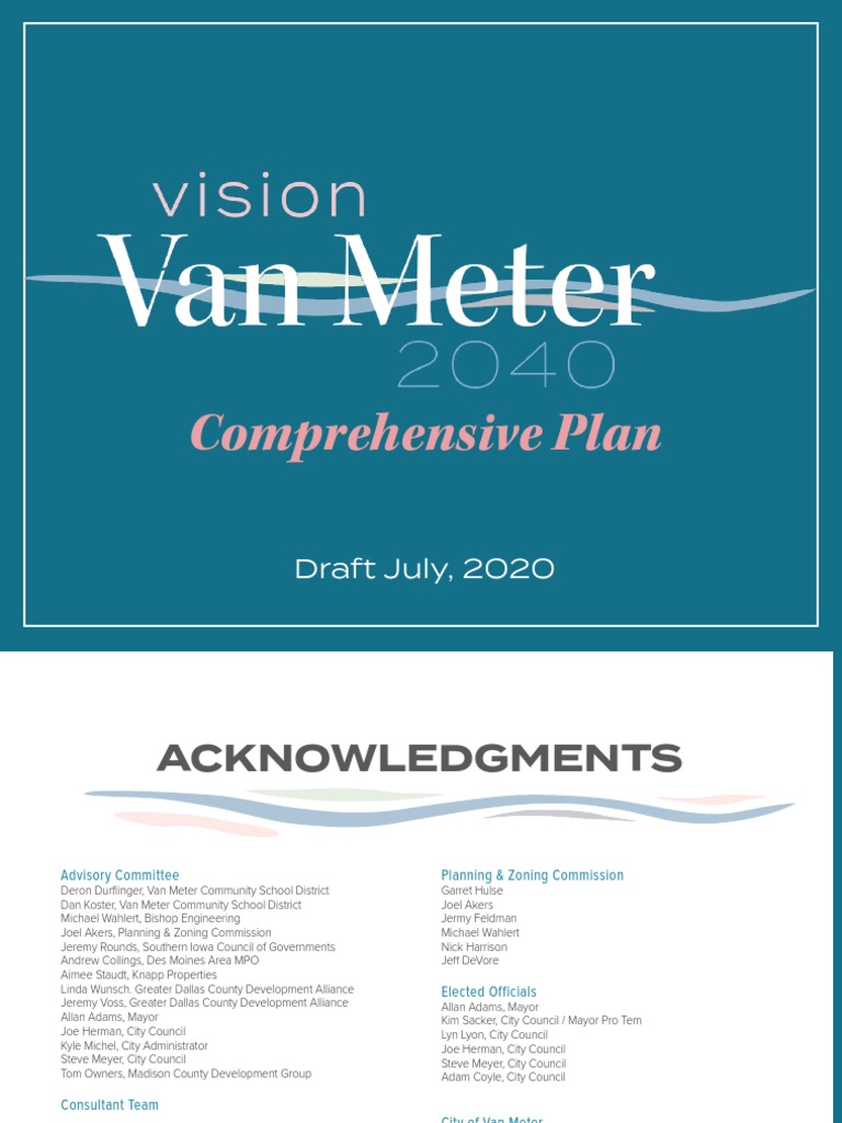 Vision Van Meter 2040 Draft (July 2020) | PDF | Educational Attainment ...