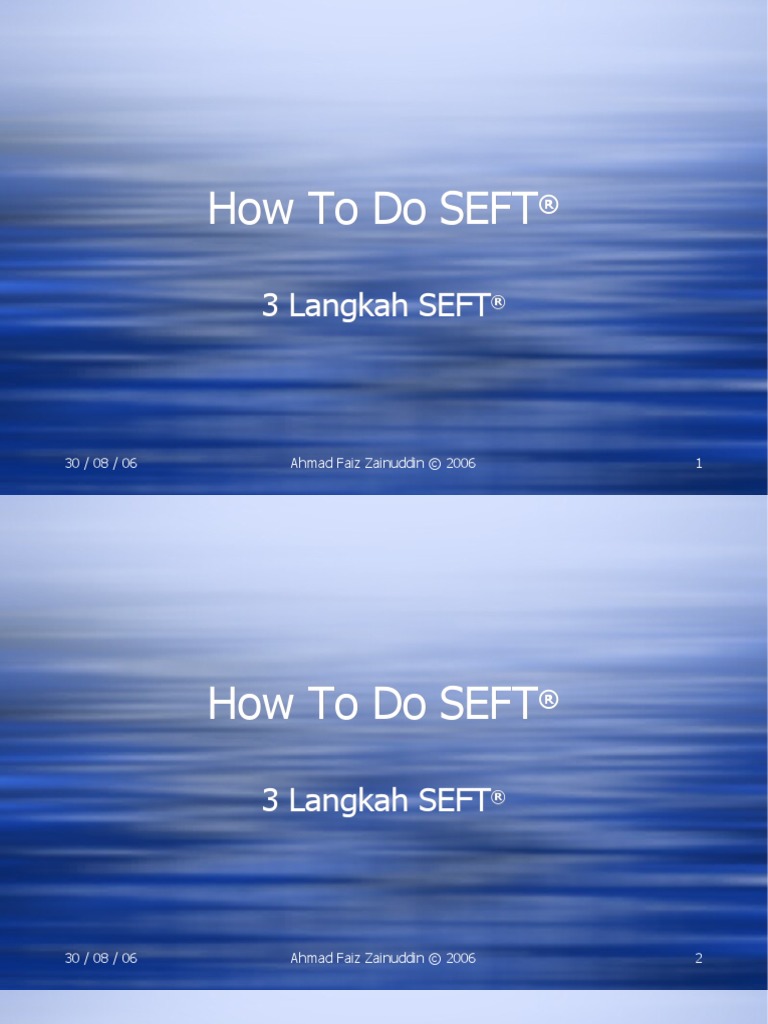 Materi SEFT 1 1 | PDF