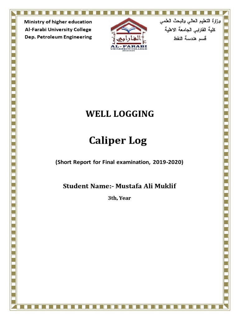 Caliper Log: Well Logging | PDF | Nature