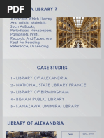 Library Architecture Case Studies | PDF | Libraries | Art Media