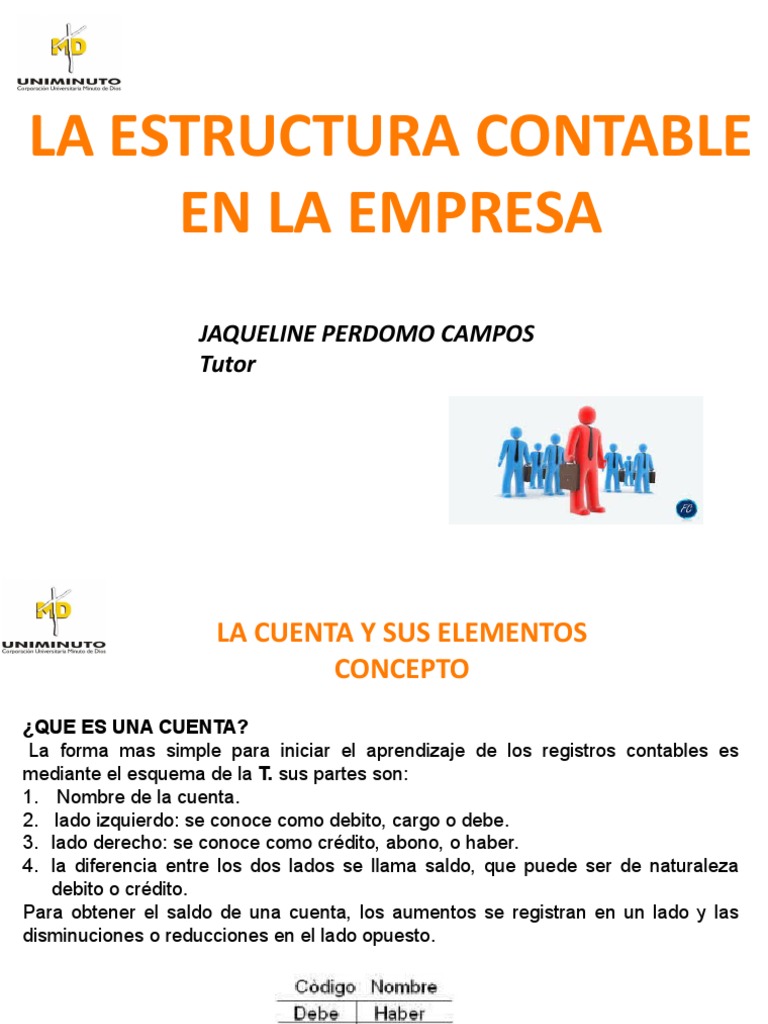 Diapositivas Estructura Contables | PDF | Contabilidad | Servicios ...