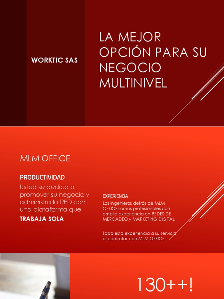 Propuesta MLM Office 2019 | Descargar gratis PDF | Comercialización de ...