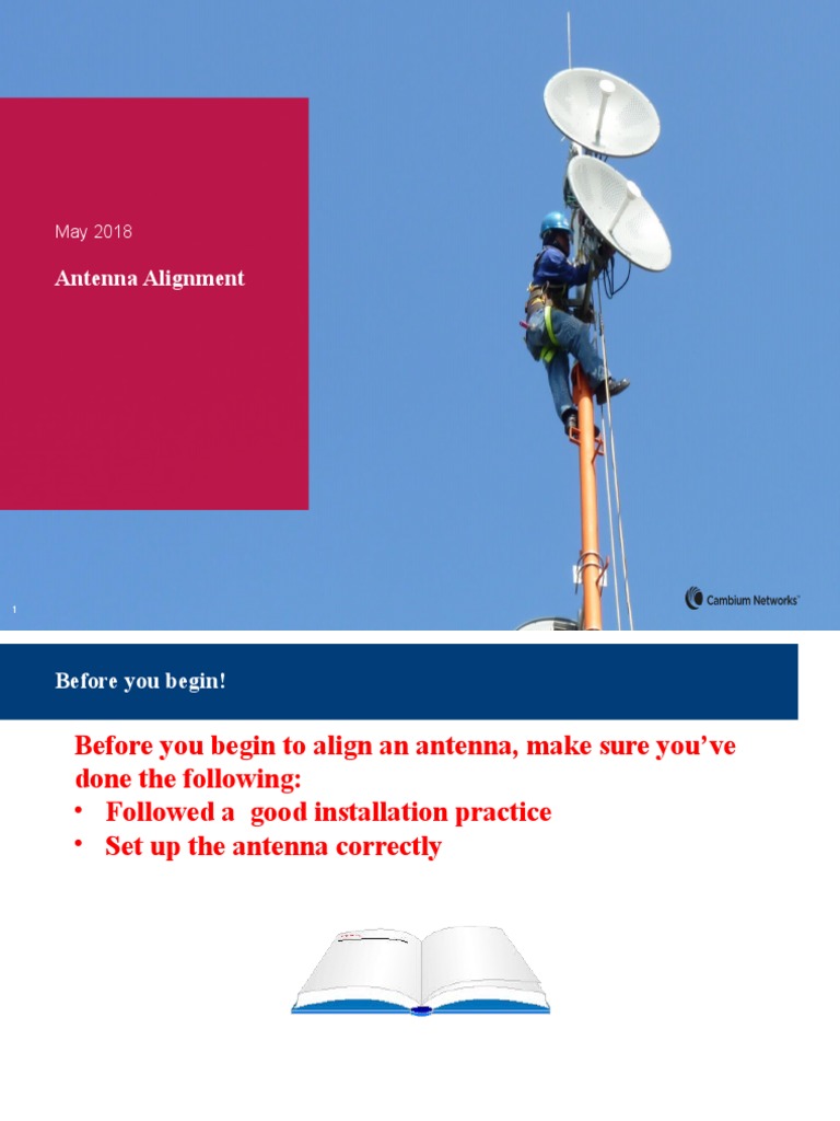 PTP 820 Technical Training - Appendix Antenna Alignment - Cambium | PDF ...