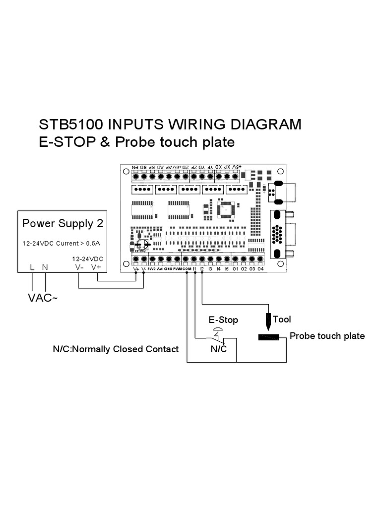 STB5100 Electric Wiring Diagram 6 - 10 | PDF | Switch | Power Engineering