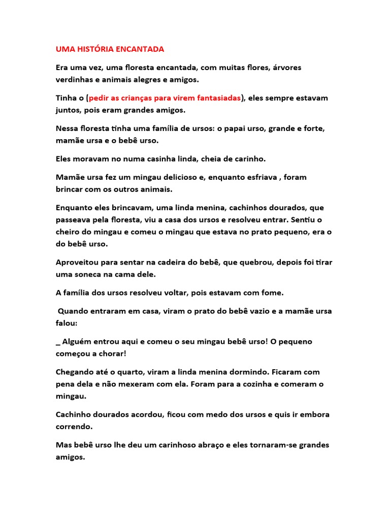 Uma História Encantada | PDF