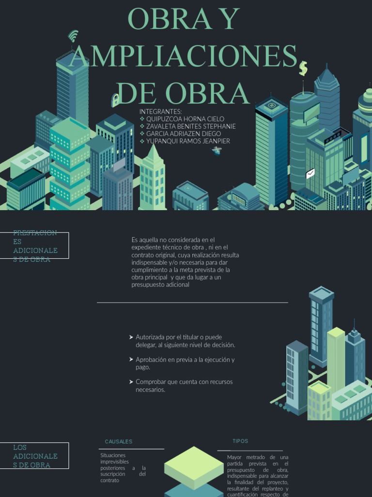 Las Prestaciones Adicionales de La Obra | PDF | Presupuesto | Gobierno