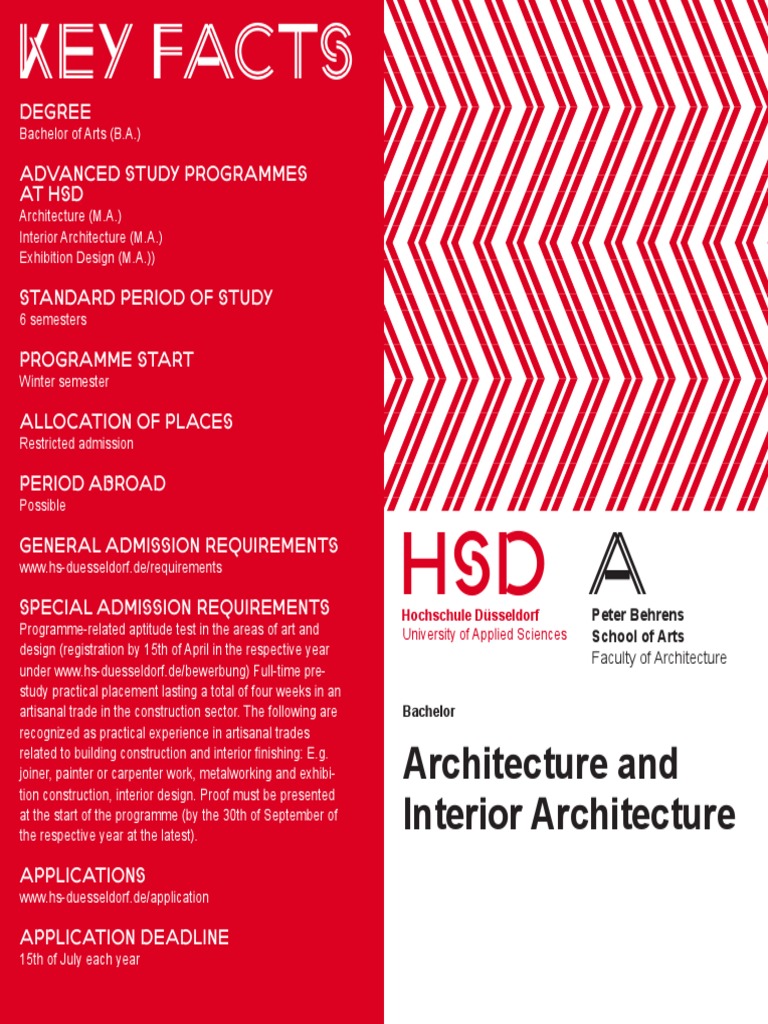 Architecture and Interior Architecture: Degree Advanced Study ...