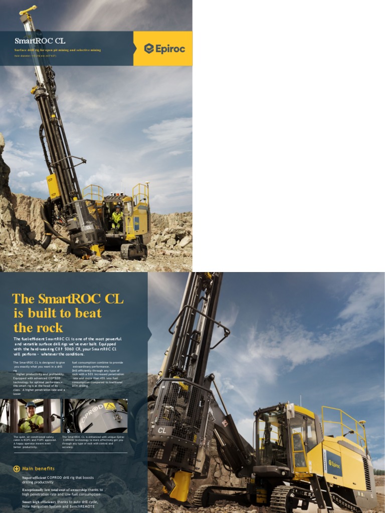 Smartroc CL: Surface Drill Rig For Open Pit Mining and Selective Mining ...