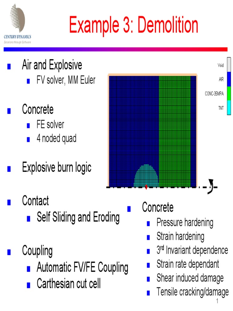 Example 3: Demolition: Air and Explosive Concrete | PDF