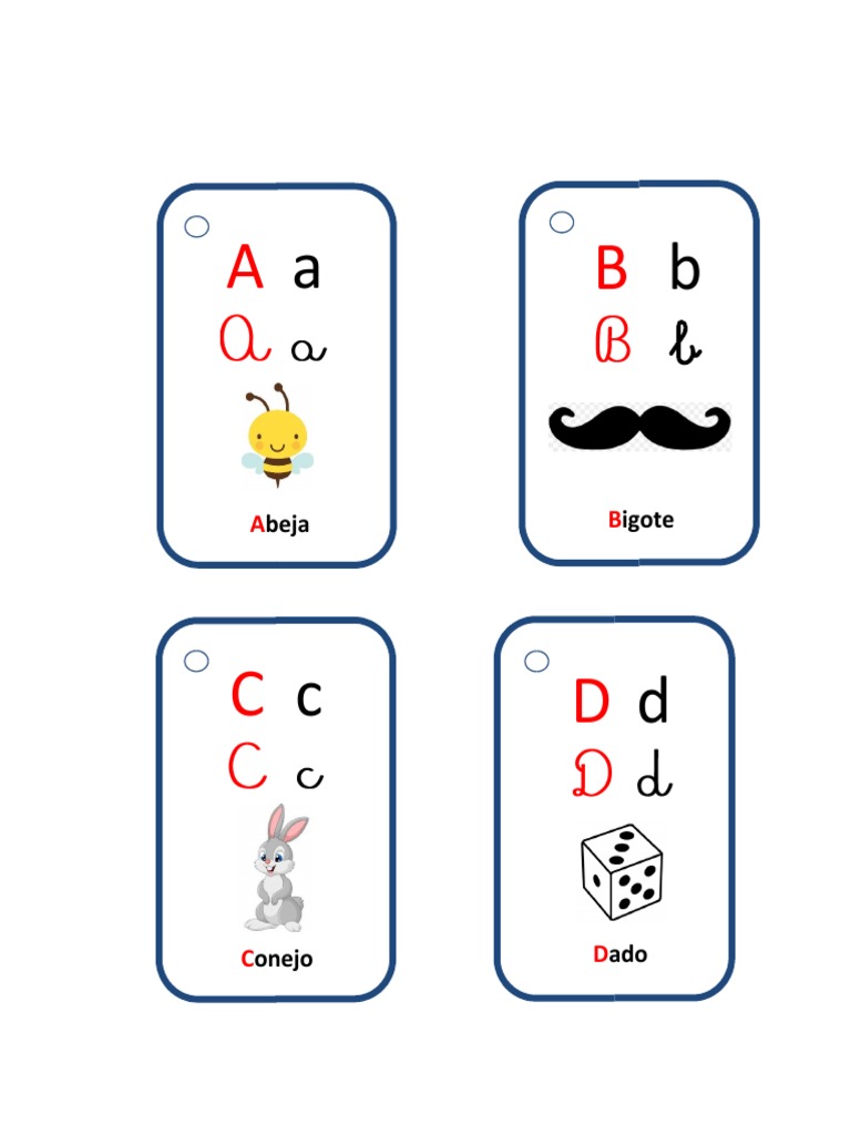 Llavero Abecedario | PDF