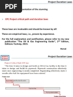 EPC Project - Typical Engineering Schedule Time (Project Month) Disc ...