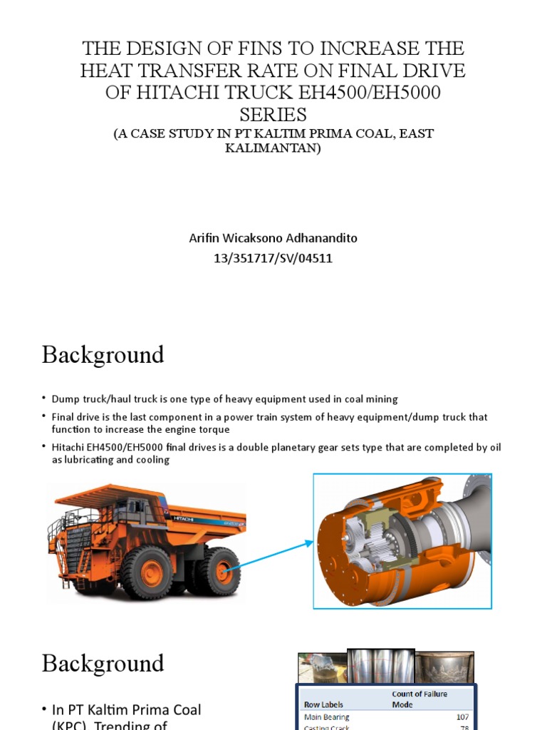 The Design of Fins To Increase The Heat Transfer Rate of Hitachi Truck ...