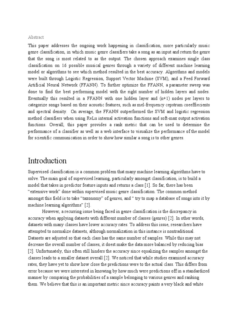 Ecs 171 Project Report Group 11 | PDF | Statistical Classification | Machine Learning