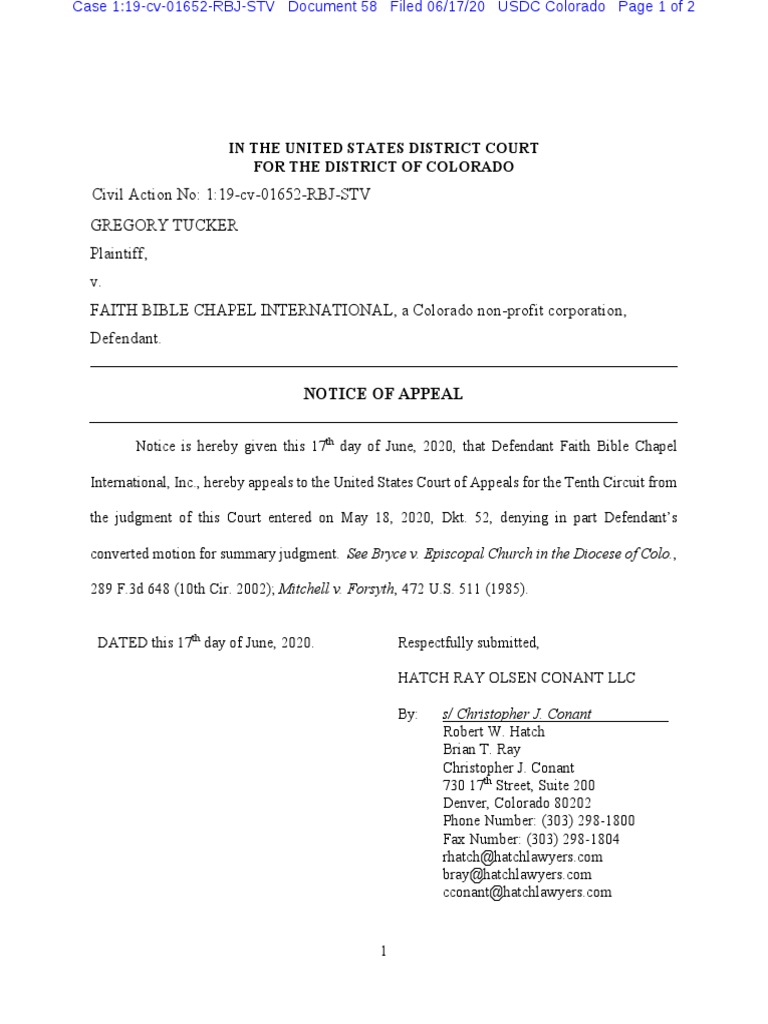 Notice of Appeal | PDF | Case Law | Social Institutions