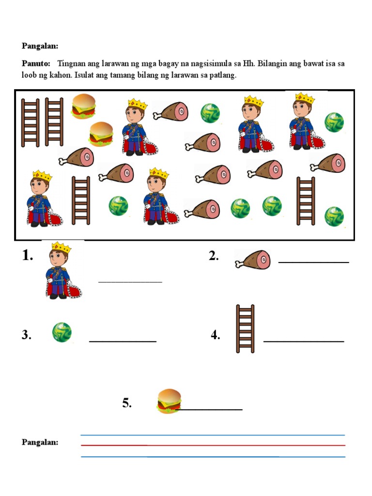 HH Worksheets | PDF