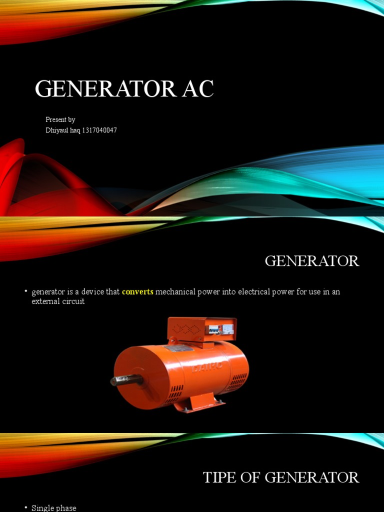 Generator Ac | PDF