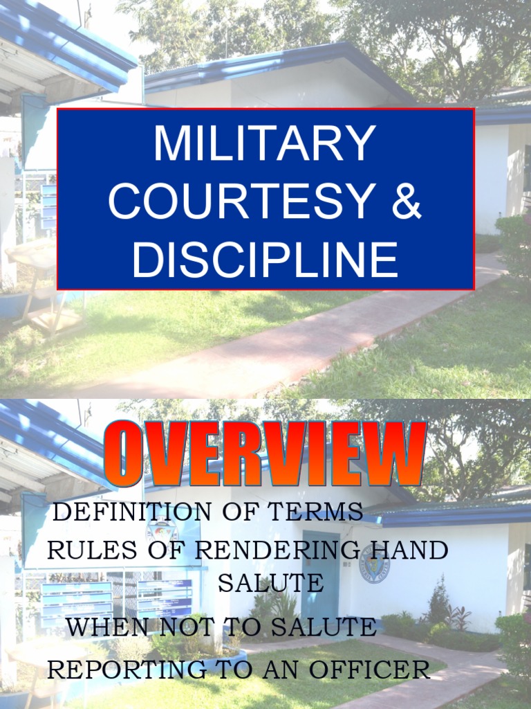 MILITARY COURTESY & DISCIPLINE-edited | PDF | Flag | Symbols