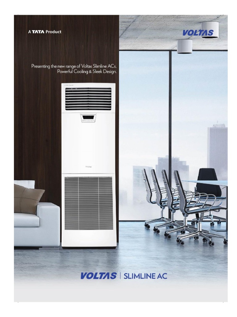Voltas Slimline (Tower) AC Catalogue | PDF
