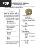 Prueba Diagnóstica de Español 4to Grado | PDF