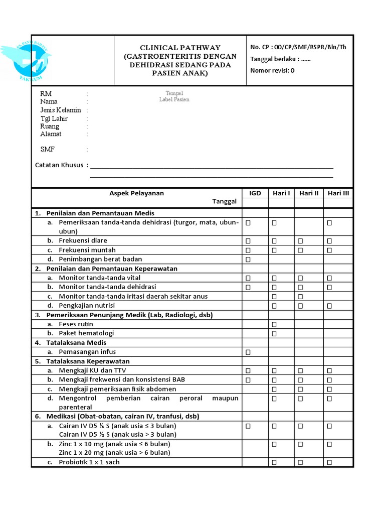 Clinical Pathways Geds - Baru Dr. Vivin | PDF