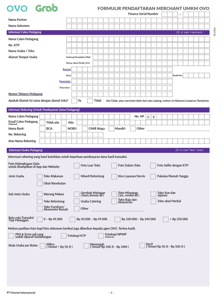Form Ovo Fix | PDF
