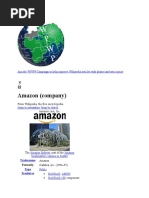 Amazon Company Profile | PDF | Economies | Computing