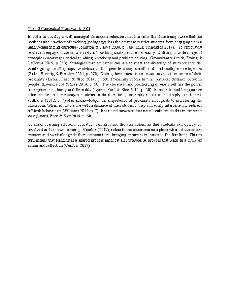 The 4s Conceptual Framework | PDF