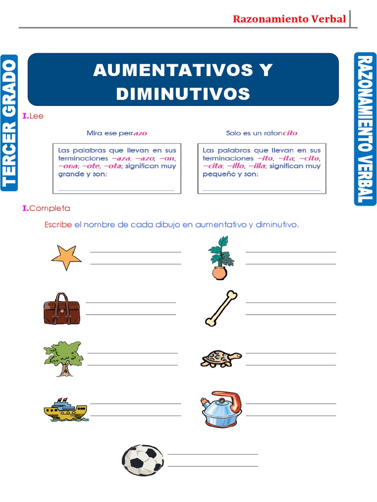 Aumentativos y Diminutivos | PDF