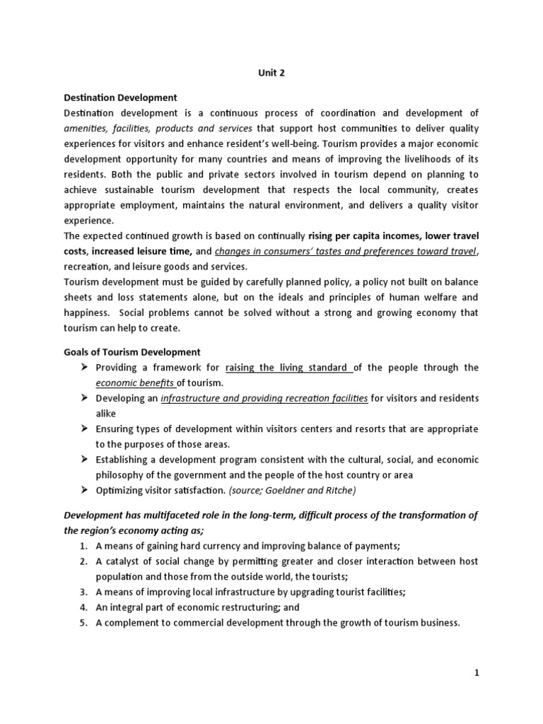 Unit 2 Tourism Planning | PDF | Tourism | Brand