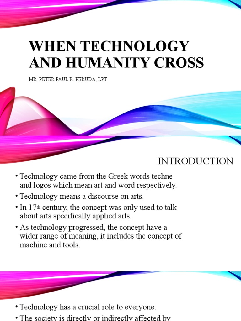 Technology and Humanity: How Technological Advancements Like Television ...