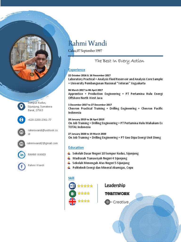 CV - Rahmi Wandi PDF | PDF