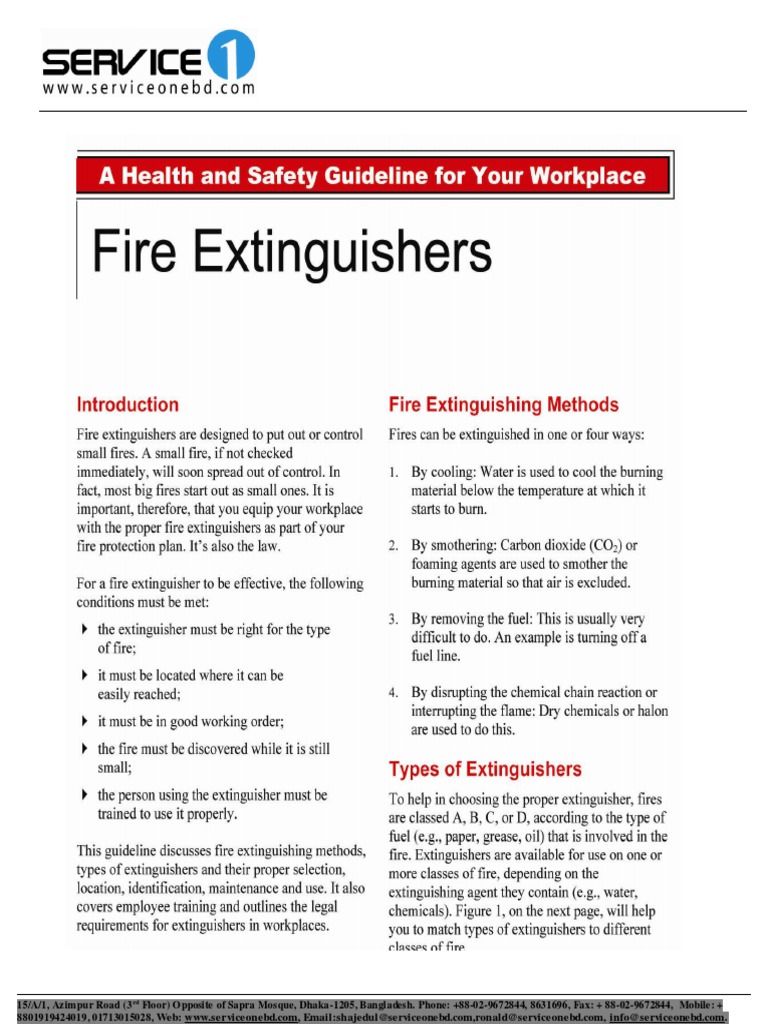 3 Fire Extinguishers | PDF